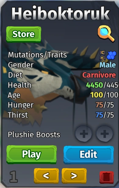 Trading Melanism Heiboktoruk for 350 | Fandom