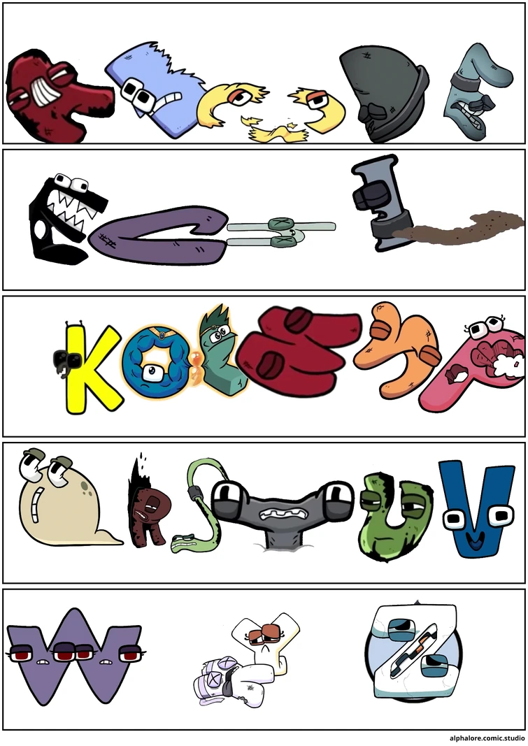 alphabet lore but injured | Fandom