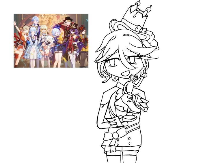 Furina drawing! | Fandom