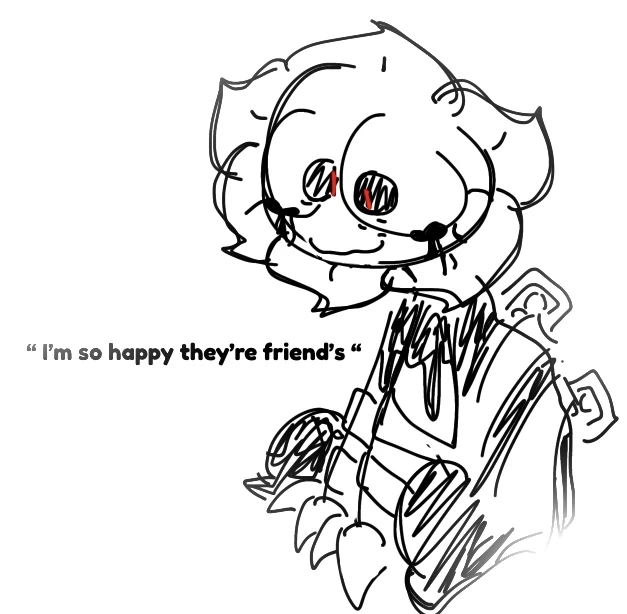 I'm so happy they're friends . . | Fandom