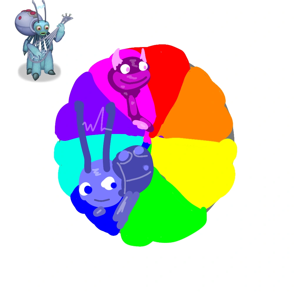 Color wheel: Arackulele and Thrumble | Fandom