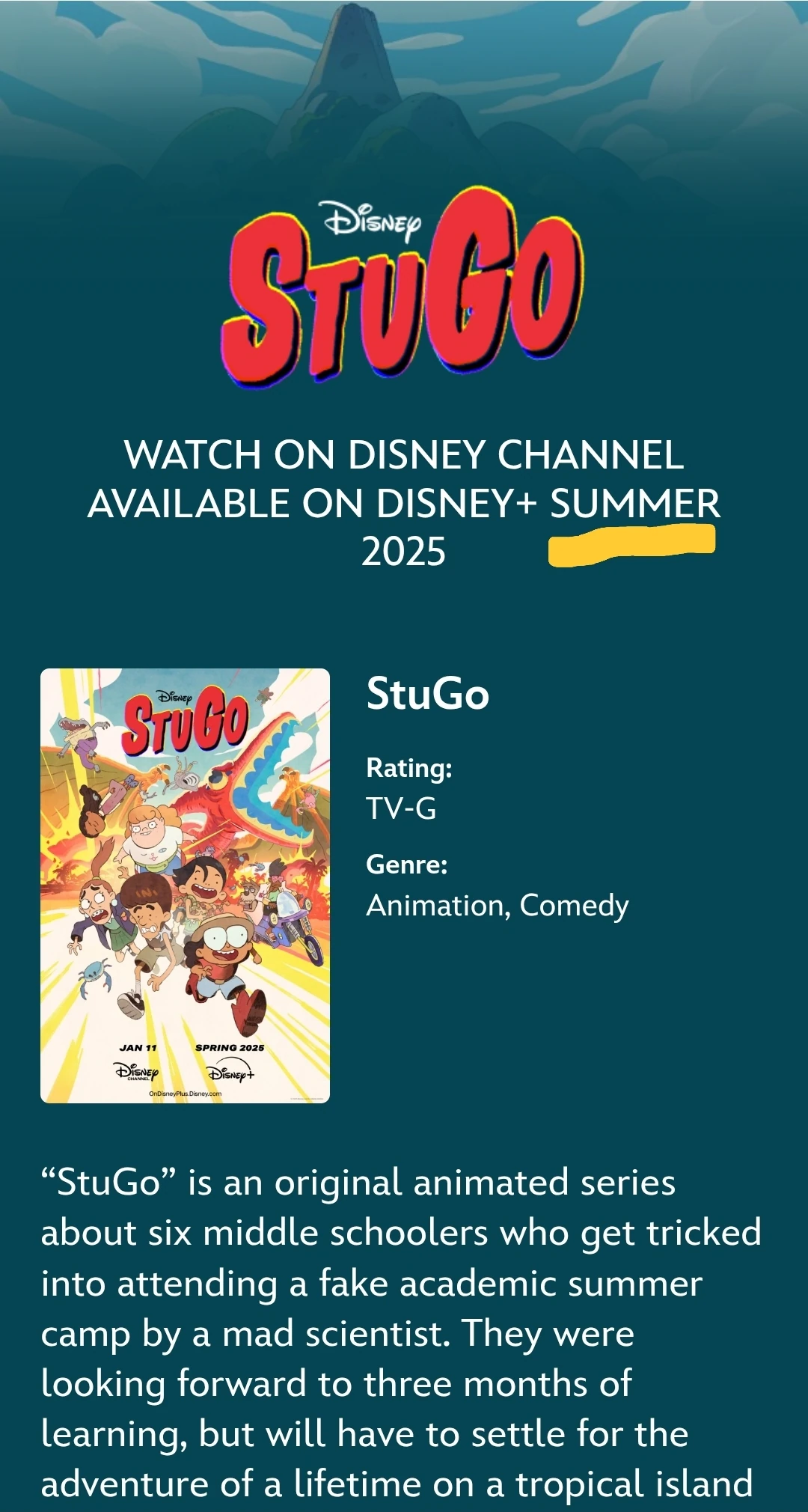 So...DISNEY PLUS TOLD US STUGO WILL COME IN SPRING... | Fandom