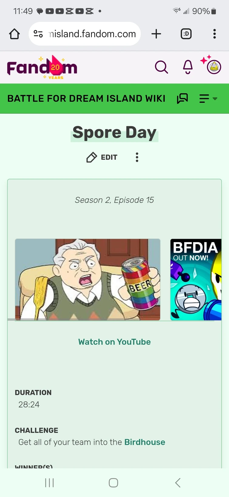 Bfdia 15 in ohio | Fandom