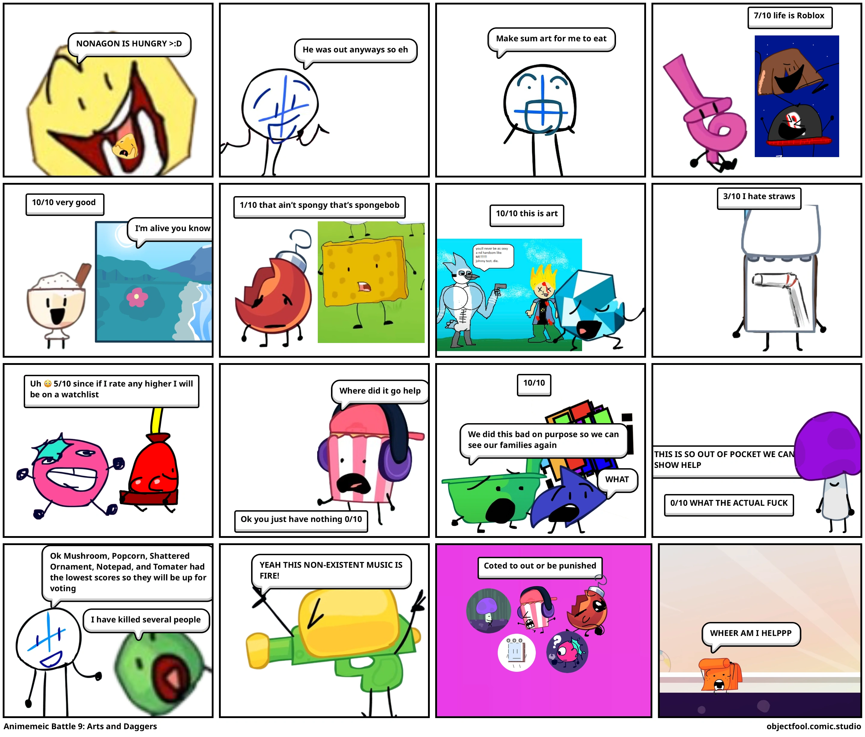 Animemeic Battle 9: Arts and Daggers | Fandom