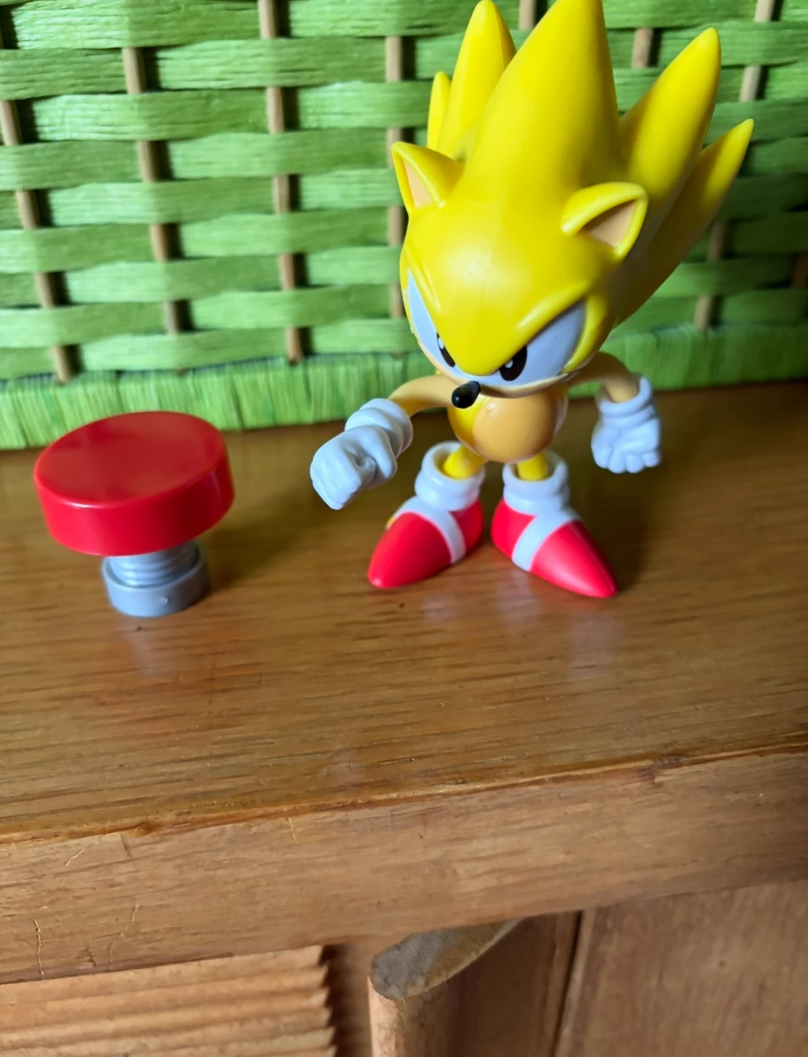 My friend gifted me this cool super sonic figure months ago | Fandom