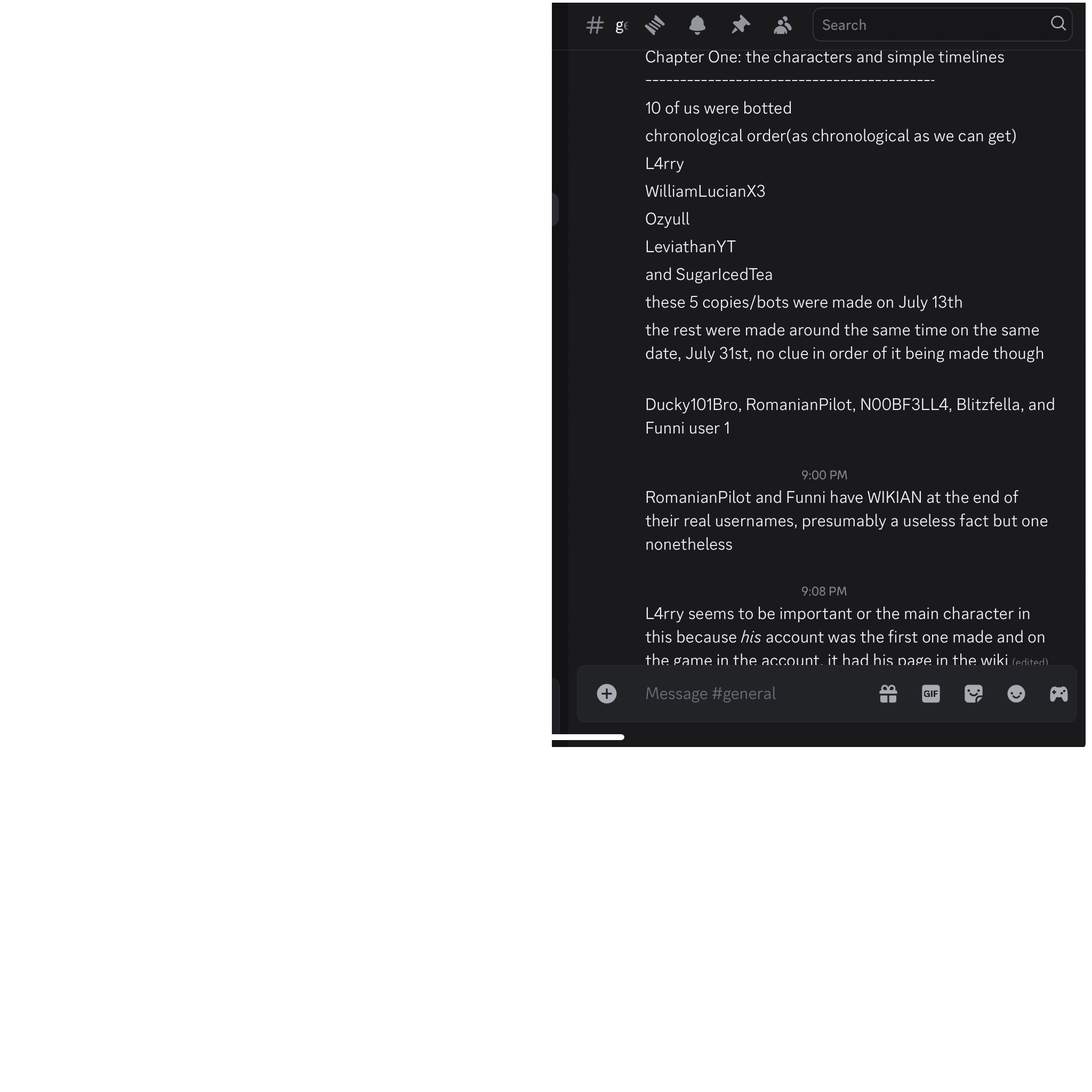 Read through if you're interested about the arg | Fandom