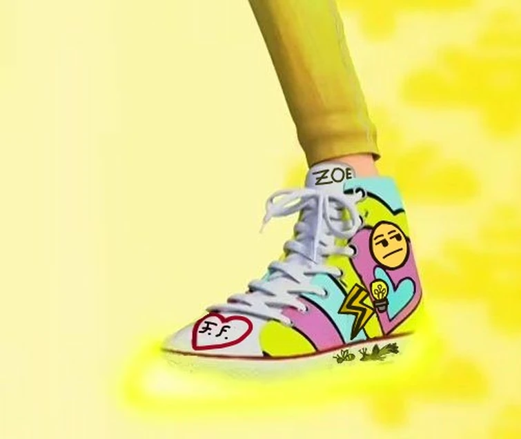 mon nouvel édit (les chaussures de zoé avec des nouveaux dessins) | Fandom