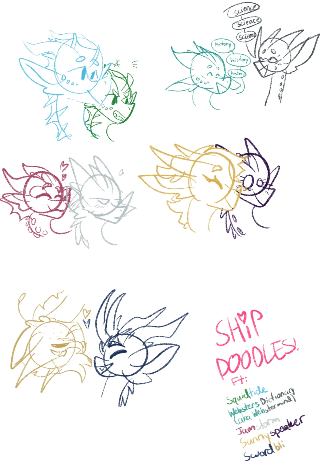 ship doodles real. pls let me rant abt them in comments bro | Fandom