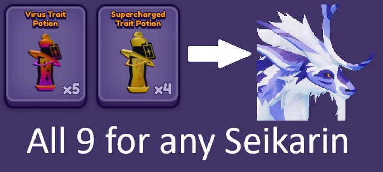 Trading trait pots for a seikarin | Fandom