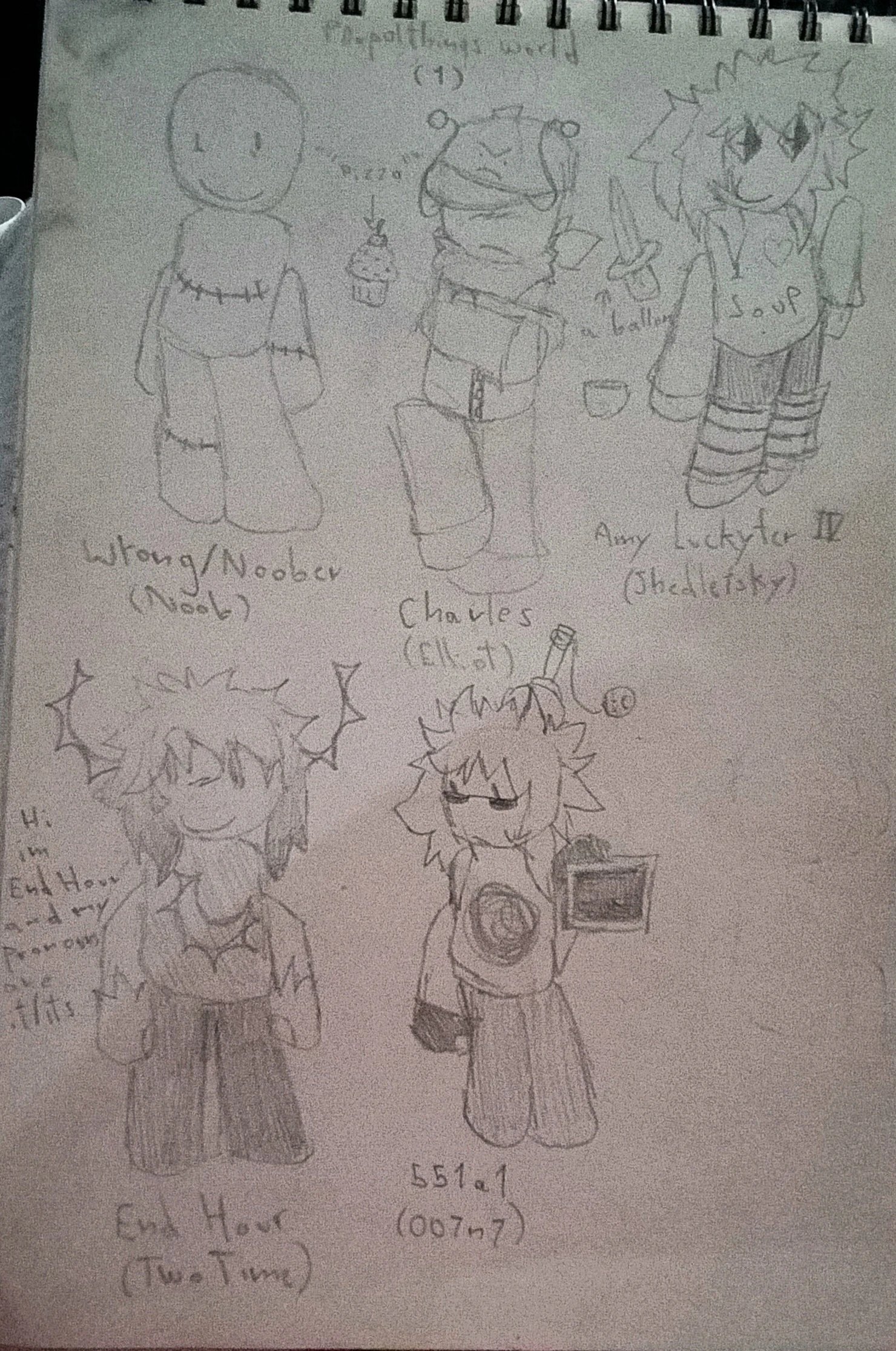 check out my 100% original OCs!1! (only one of them has a 100% original ...