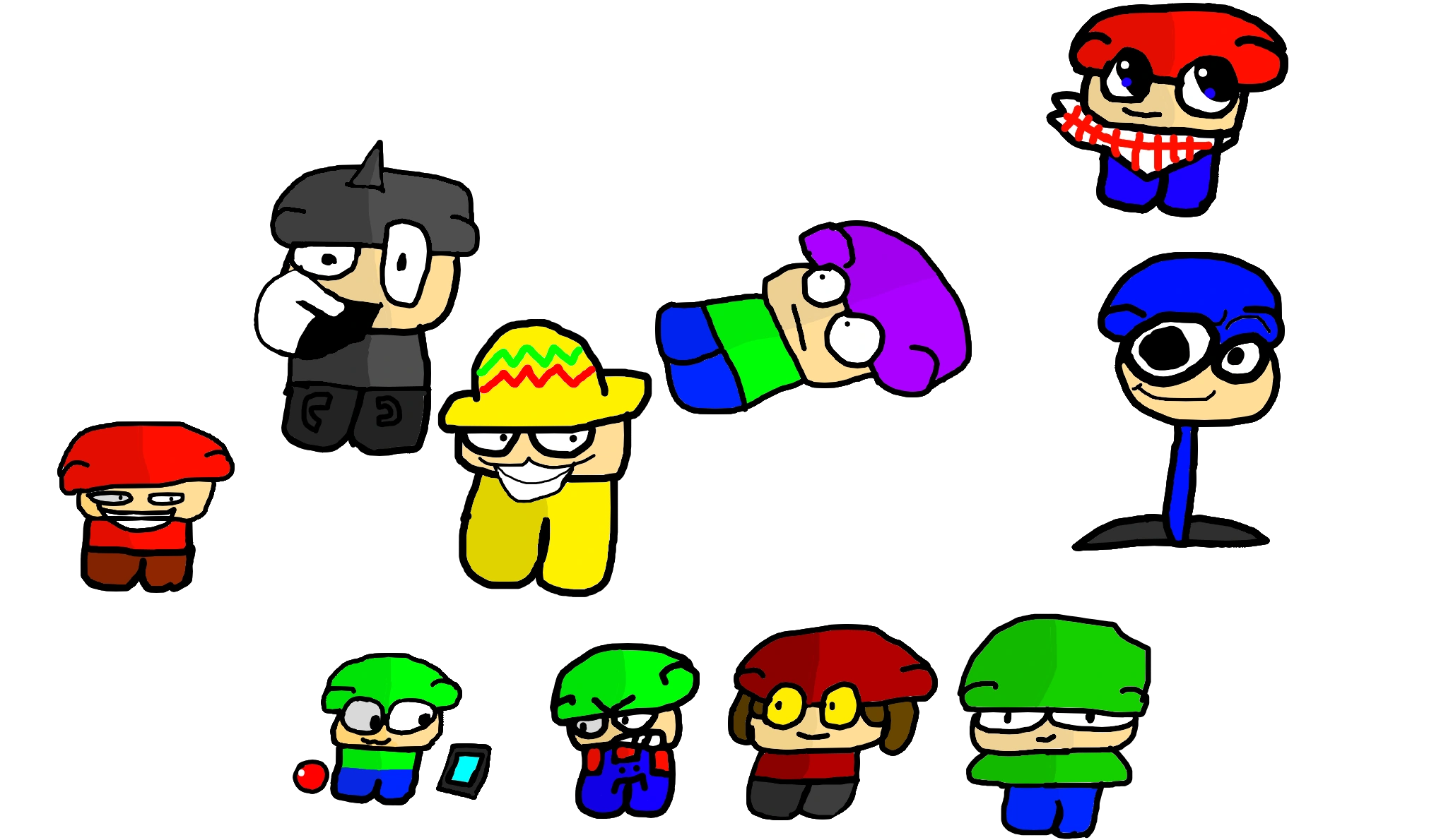 I draw all Bambi From AppleCore: Golden Apple | Fandom