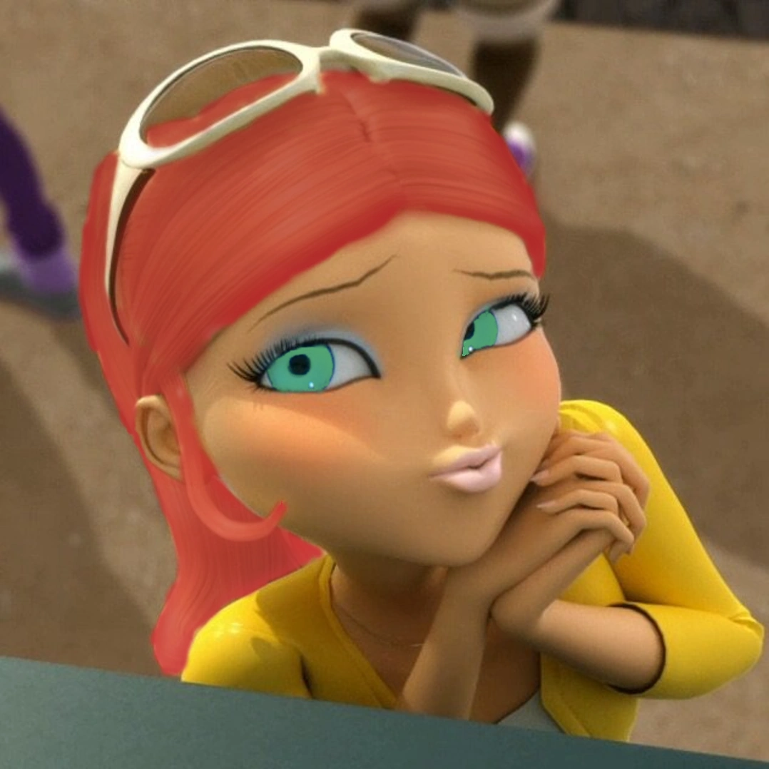 Chloe with red hair and green eyes 🍒 | Fandom