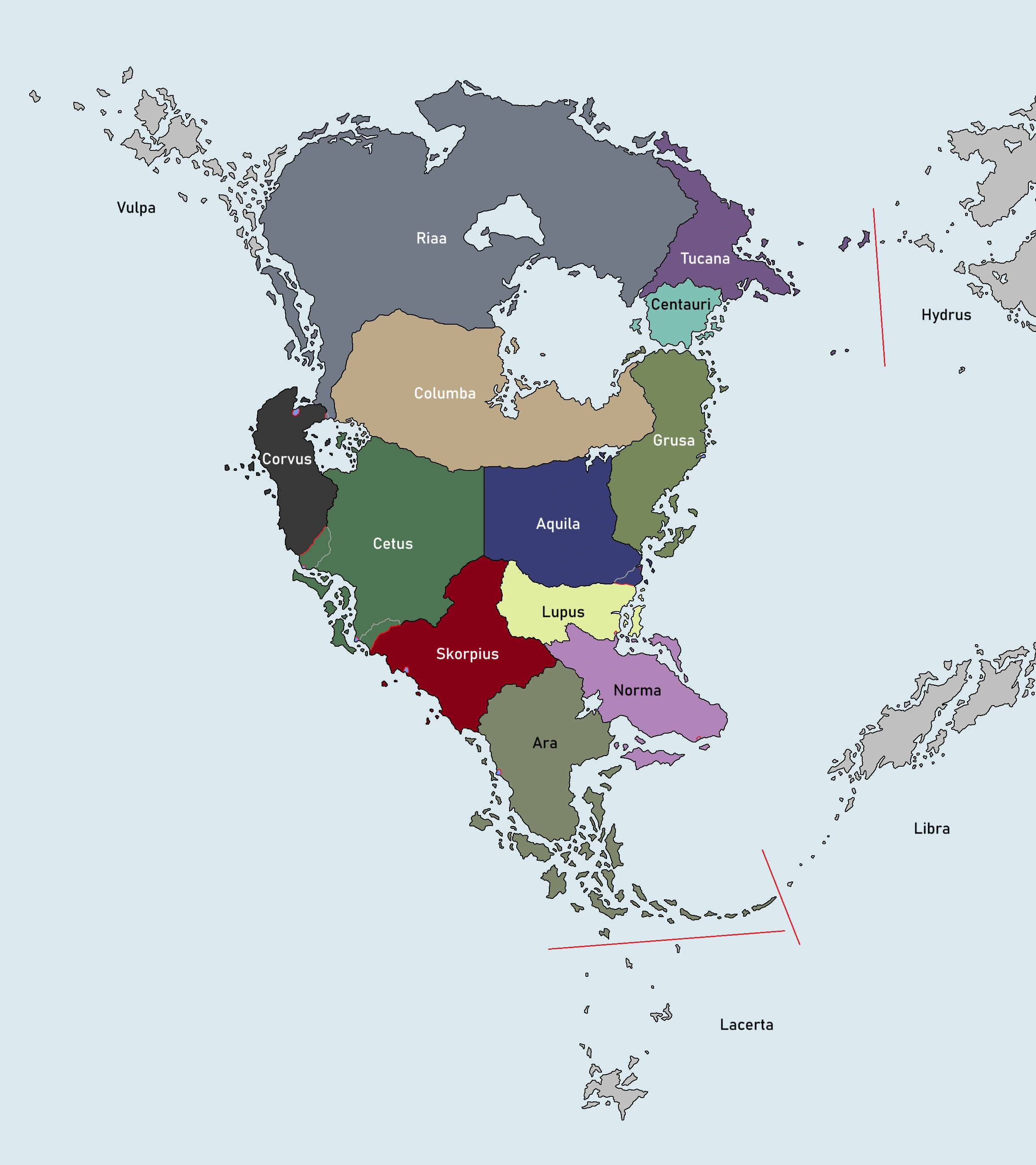 My depiction of post-war borders | Fandom