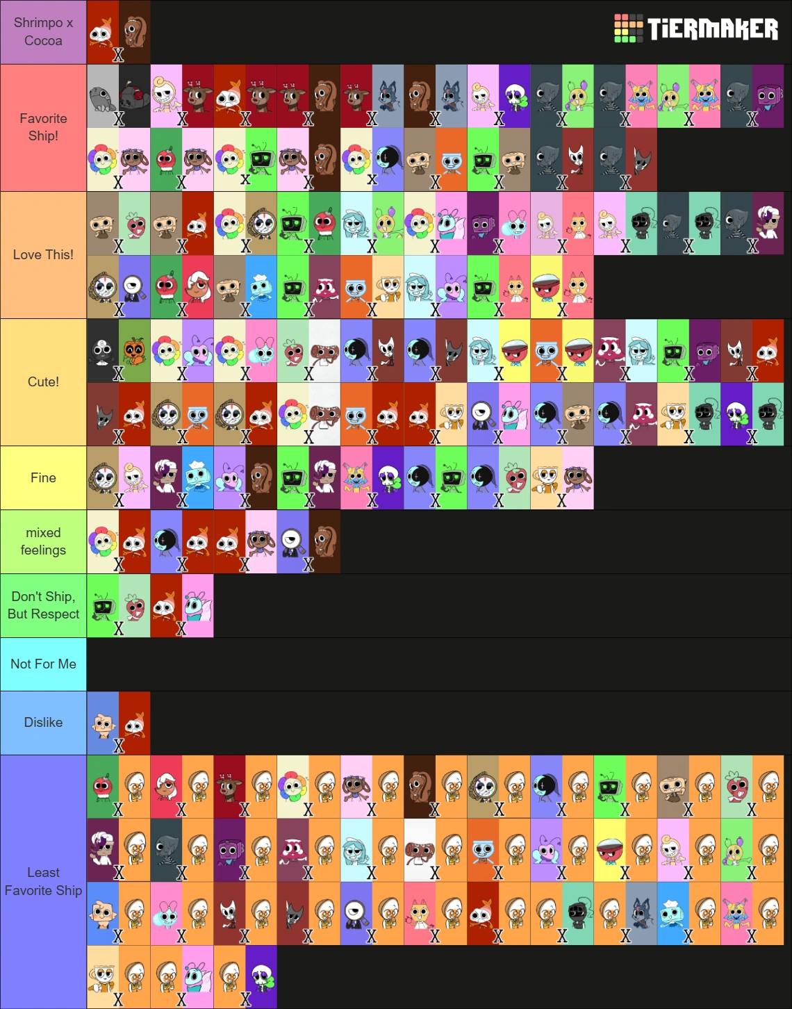 my dw ship tier list (updated once again) | Fandom