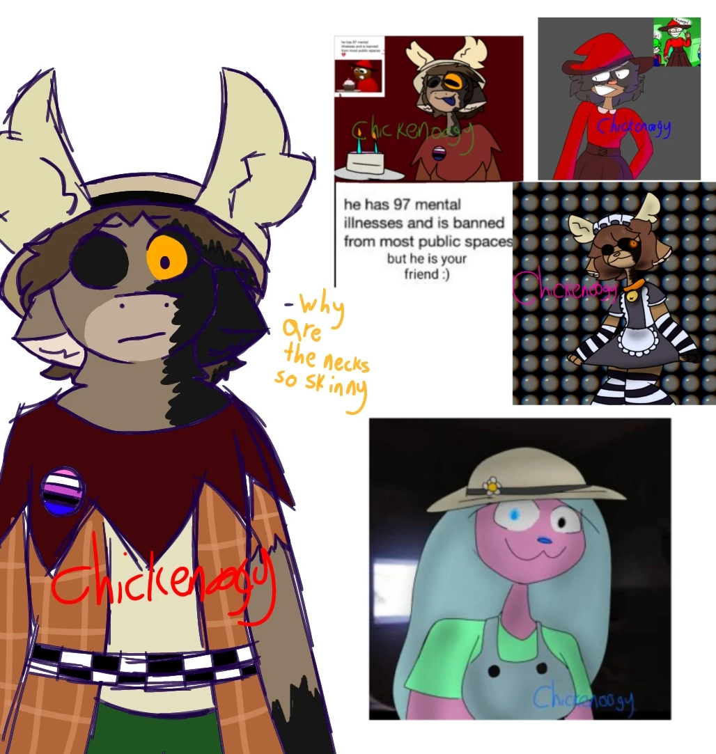 Markus looks back on his previous creations, then goes "oh my God I ...