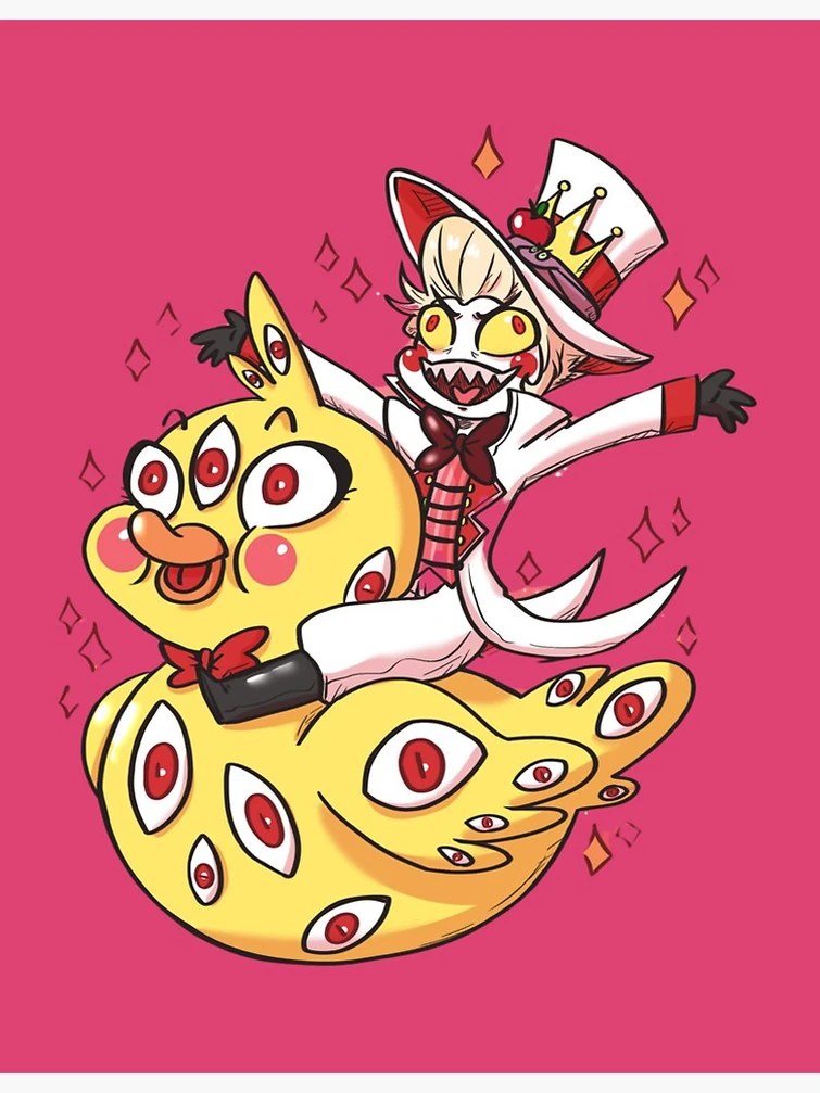 Lucifer tries to scare lilith in his duck costume by Artist: estigiak ...