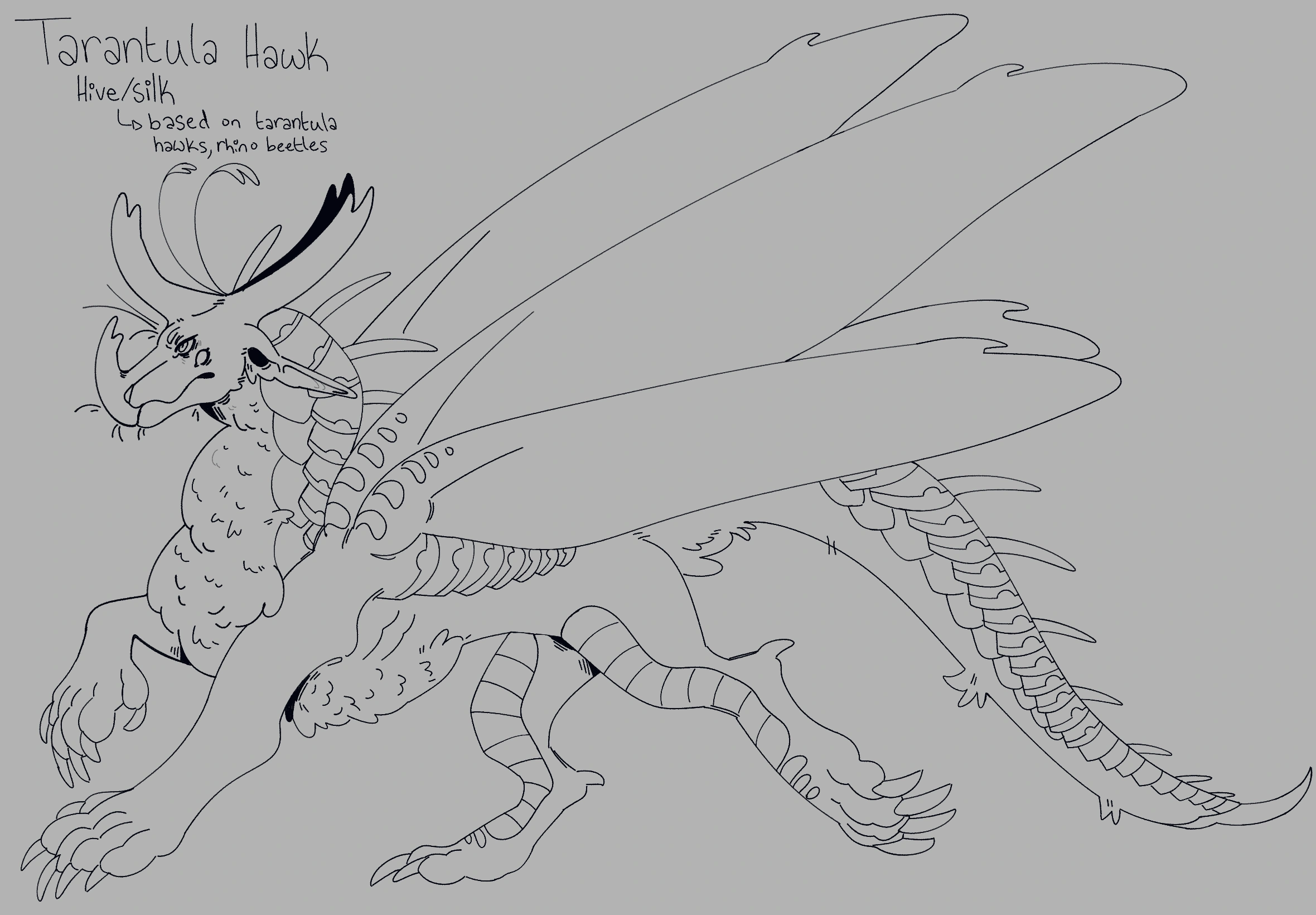 tarantula hawk wip | Fandom