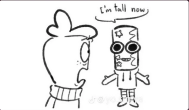 who drew that long head cosmo thing.. | Fandom