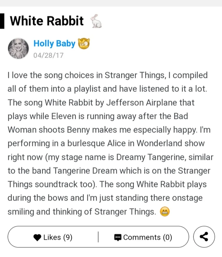 What do u think about the song white rabbit by jefferson airplane? | Fandom