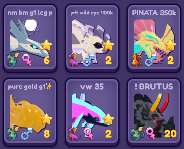 TRADING! (MLF: LEG P/C/DBL COSMETIC DRAGONS) | Fandom