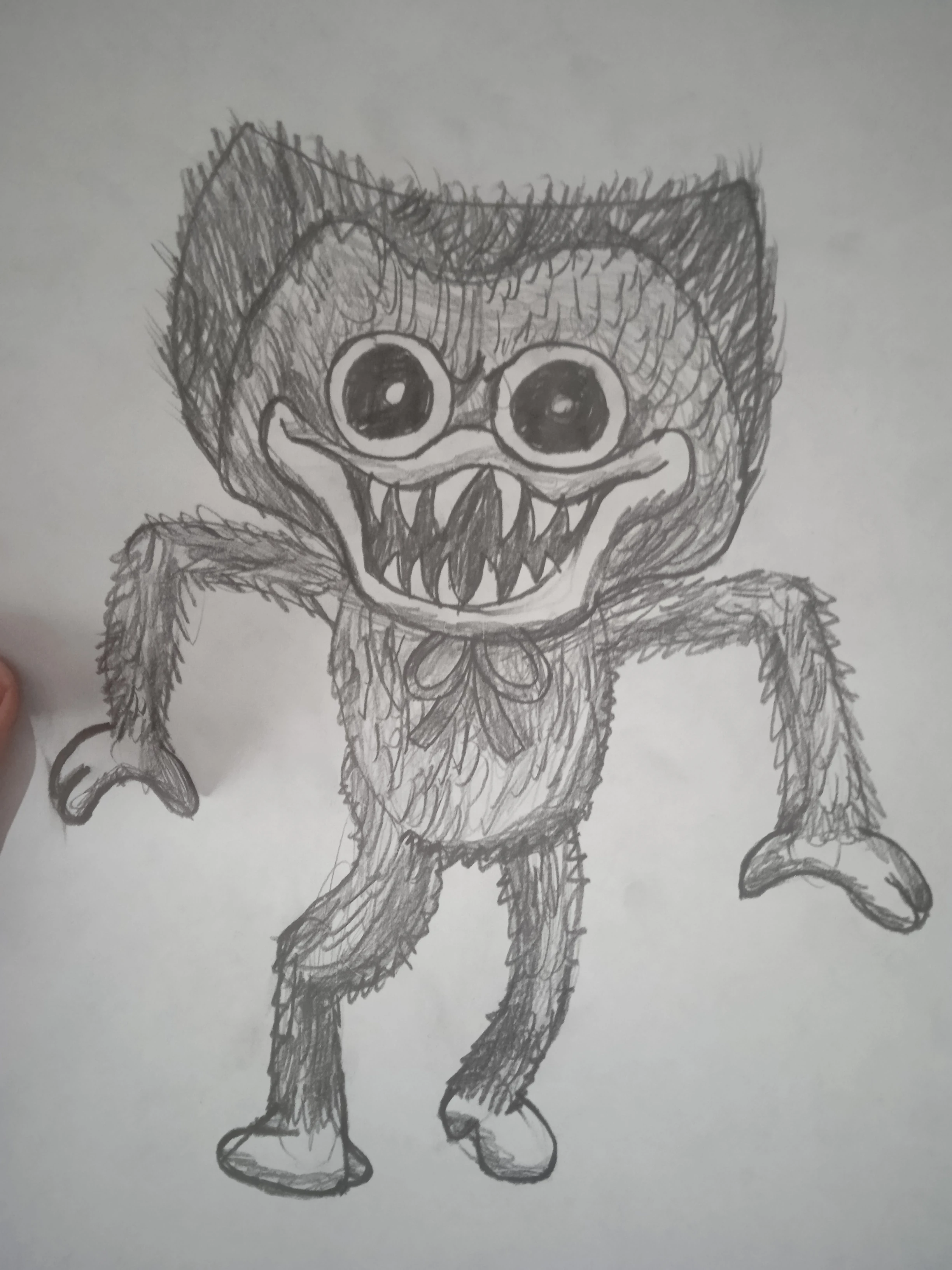 My sketch of Huggy Wuggy | Fandom