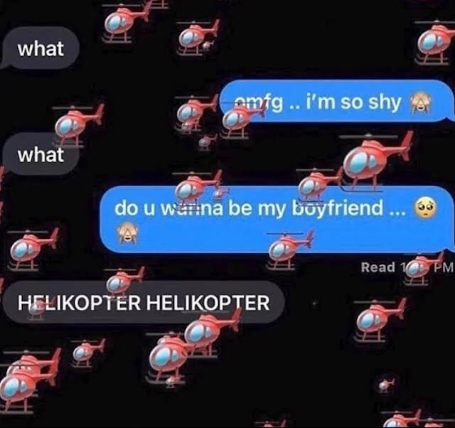 daily meme #58: helicopter | Fandom
