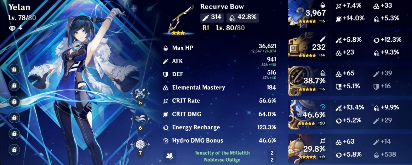 Rate my current Yelan build | Fandom