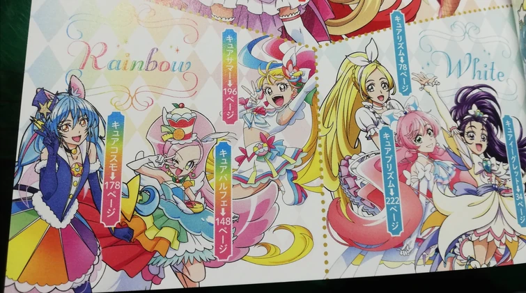 About the colors of 3 girls. I had a question while reading PreCure ...