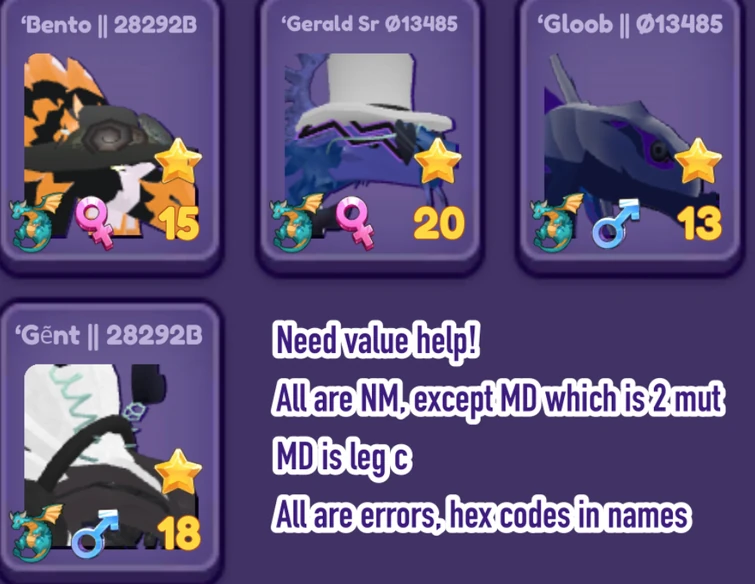 ERRORS?! IN NEED OF VALUE HELP! | Fandom