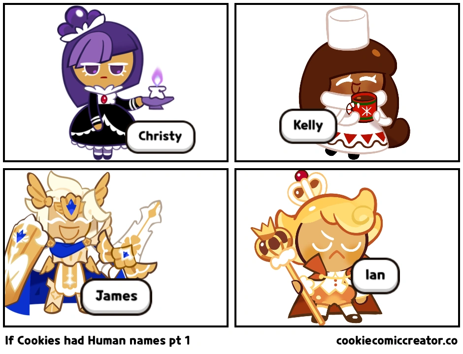 What I think cookies human names would be | Fandom