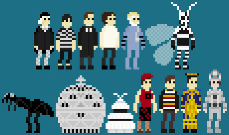 1st and 9th Doctor Pixel Characters | Fandom