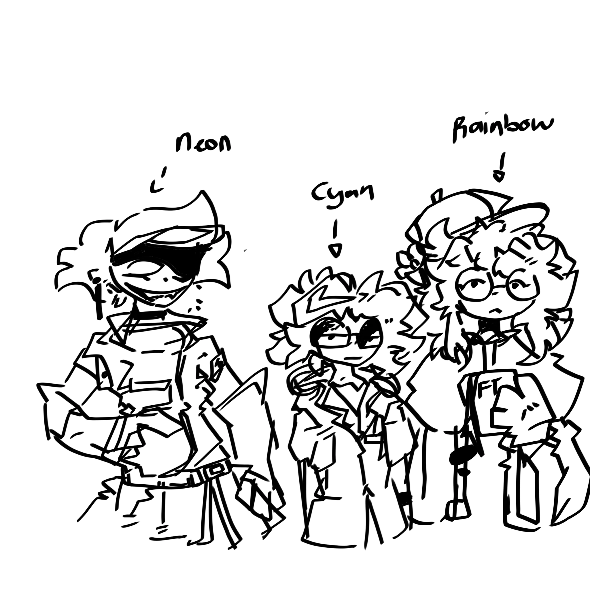 free redesign of 3 cool people | Fandom