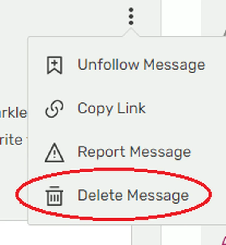 I have one little question... How come non-admins don't have the "Delete Post" button?! | Fandom