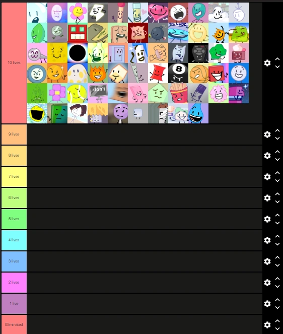 BFB 10 LIVES VOTING 1 | Fandom