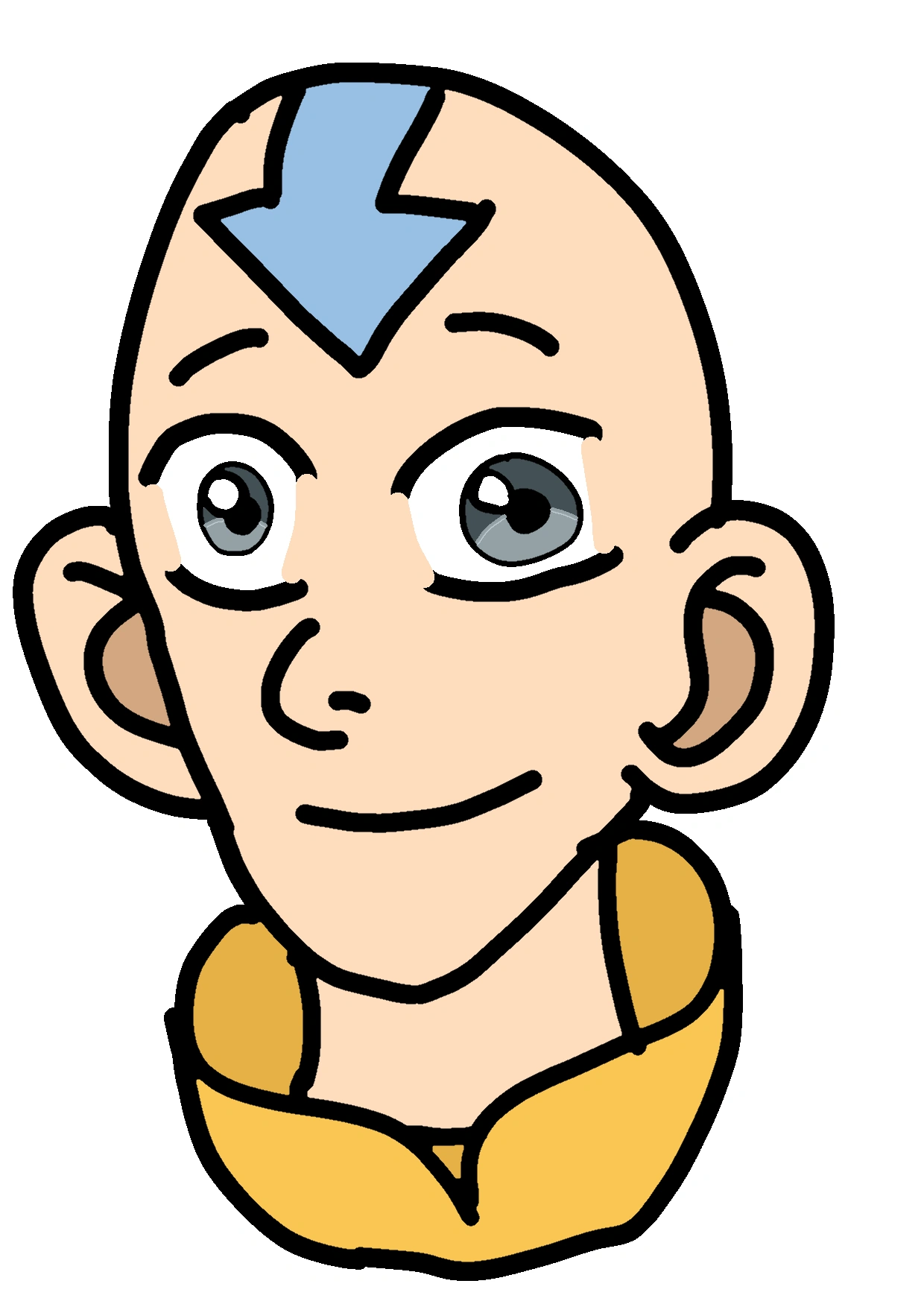 My drawing of Aang | Fandom