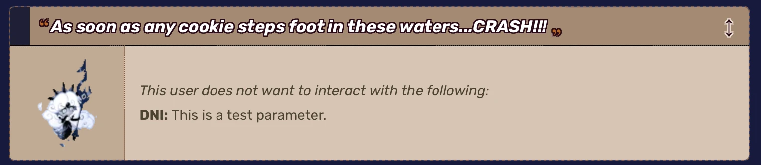 new message box for DNI lists?! | Fandom