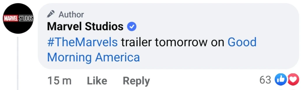 The Marvels Tease on Marvel Studios official Facebook account | Fandom