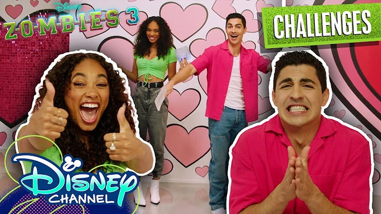 Dance Challenge with Chandler and Trevor 🕺| ZOMBIES 3 | @Disney Channel ...