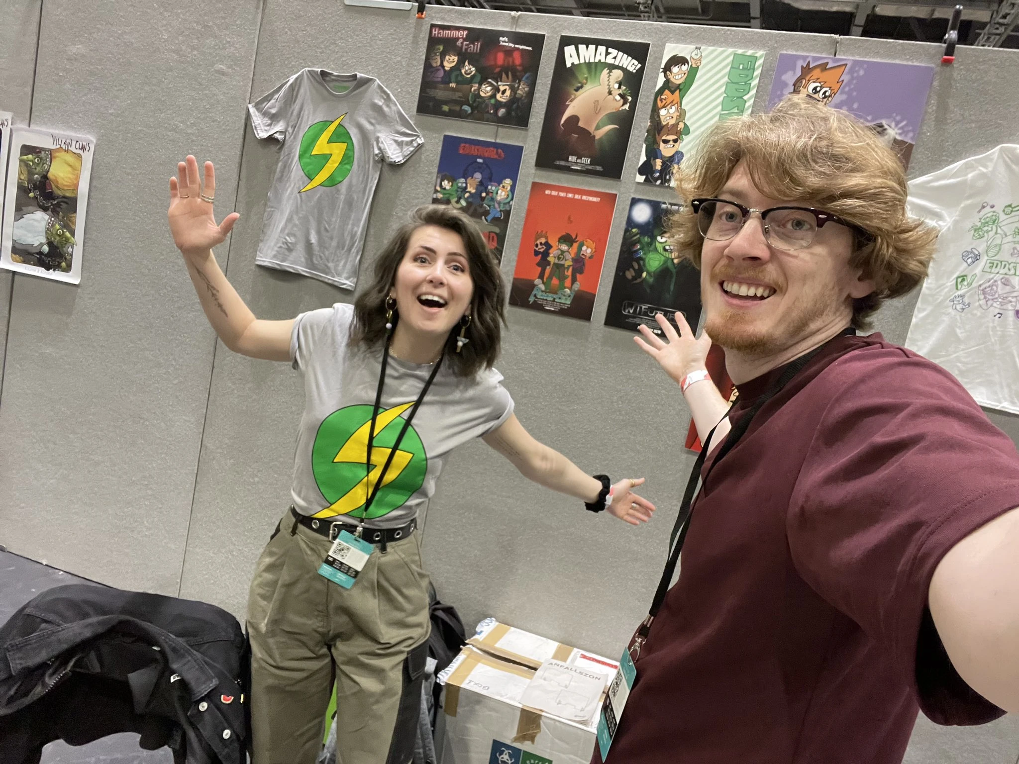 These 2 (Jennifer Bing and Matt) are off to MCM Comic Con this weekend ...