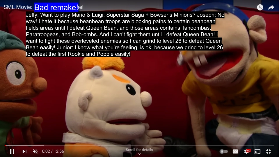 SML Movie: Bad remake! Part 1 | Fandom