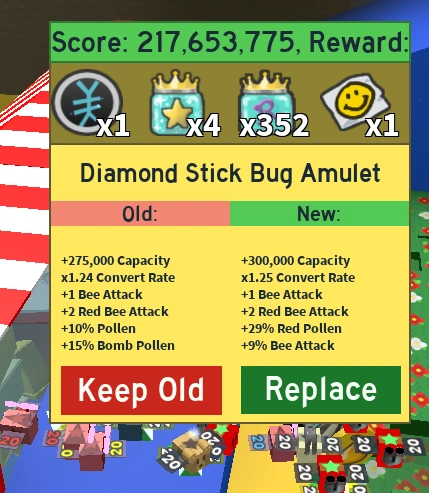 got a perfect stick bug amulet and a new record score | Fandom