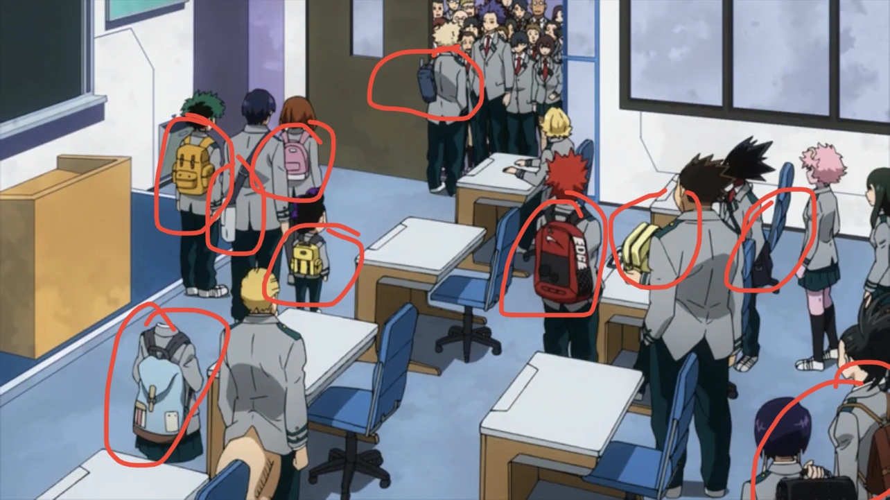 I know it’s not much… but I kinda like that Class 1-A has their own ...