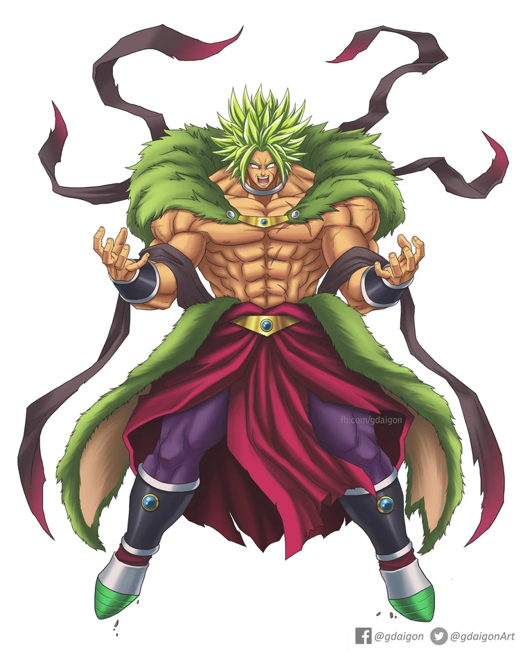 Fan Art - DBZ Broly and DBS Broly become one... | Fandom