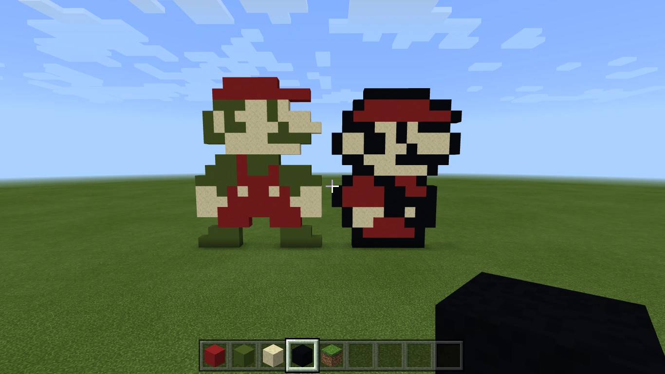 SMB Small Mario With SMB3 Small Mario Recreated In Minecraft! | Fandom
