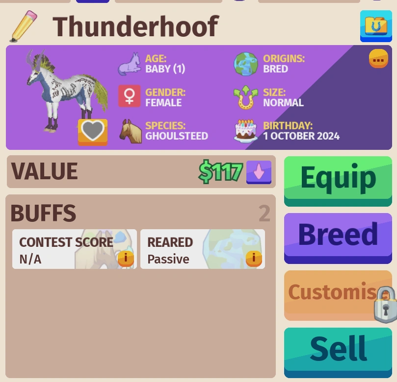 LF: black mammoth ghoulsteed | Fandom