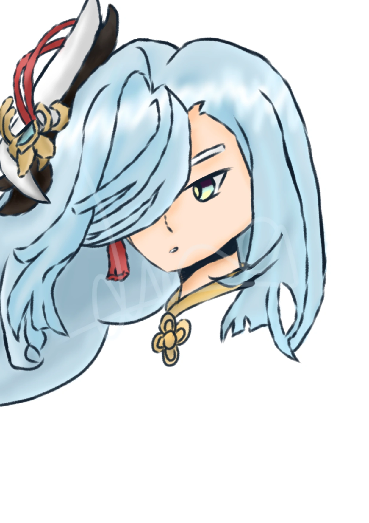 Shenhe drawing done! :D | Fandom