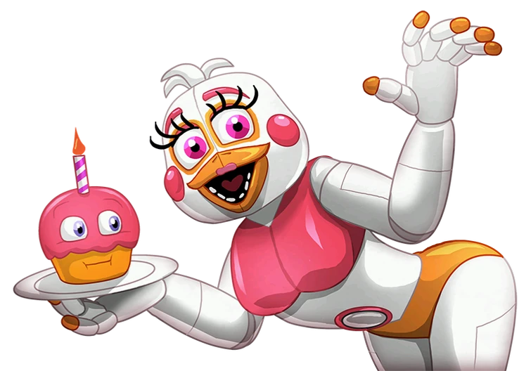 Okay but, can we appreciate how cute Funtime Cupcake looks on this ...