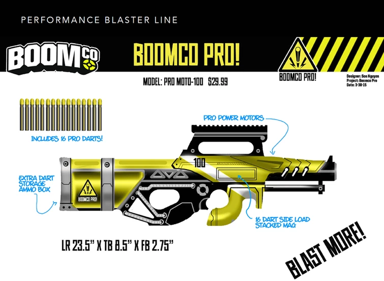 Apparently BoomCo Pro was going to be a thing sadly it got cancelled ...