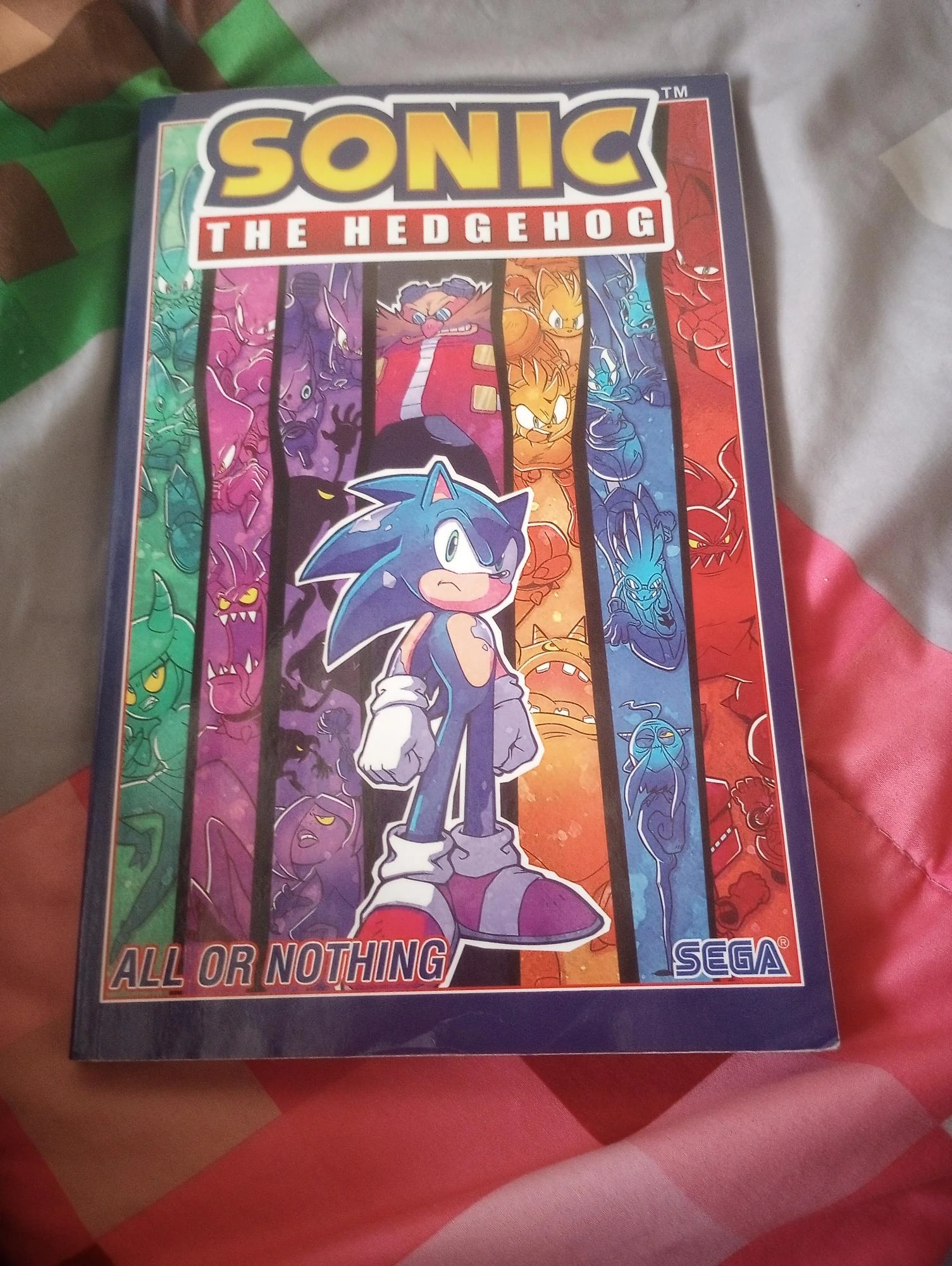 Finally getting my 7th and final book of the Sonic IDW series | Fandom