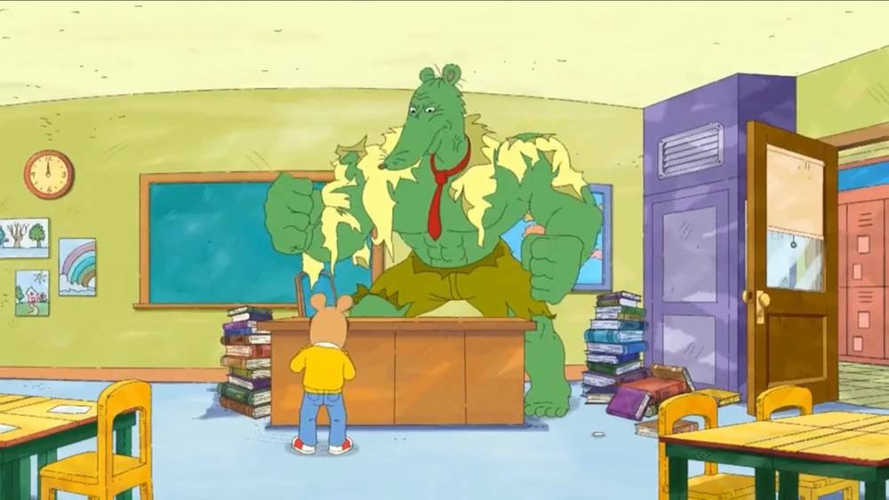 What Episode of Arthur Where Mr. Ratburn Turns into The Hulk? | Fandom